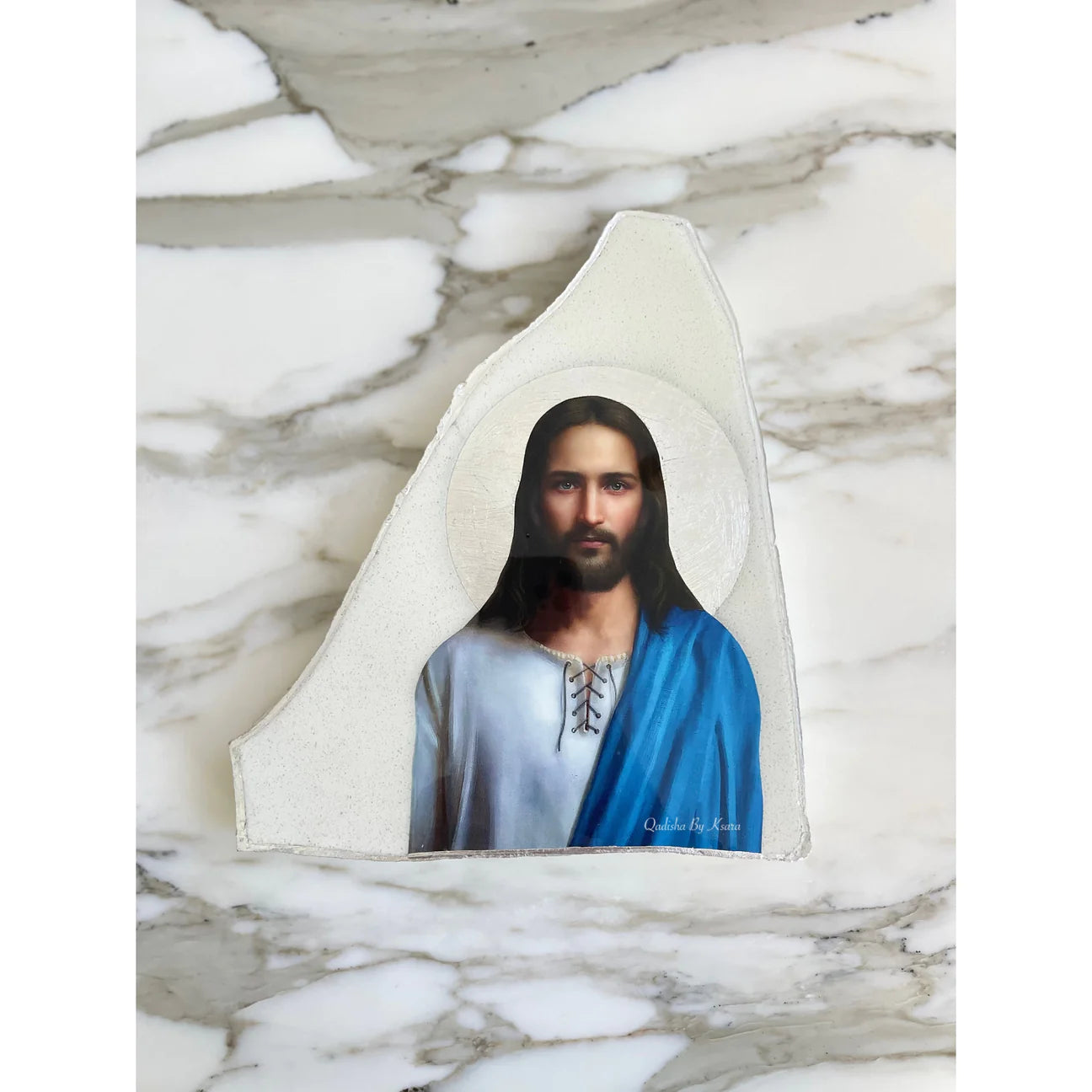 Customised Jesus in Blue – QADISHA